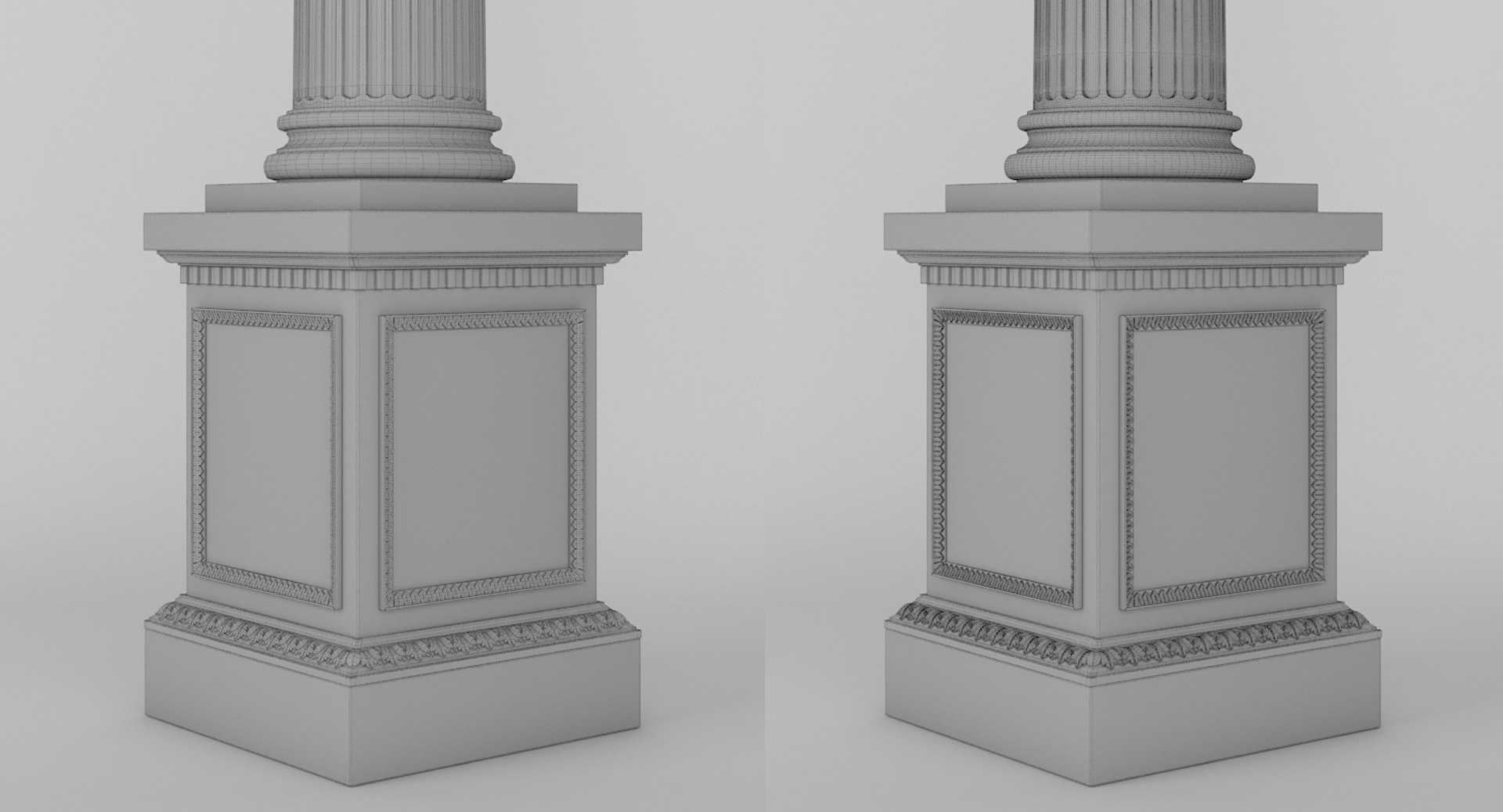 3D Ionic Column 01 - TurboSquid 1207558