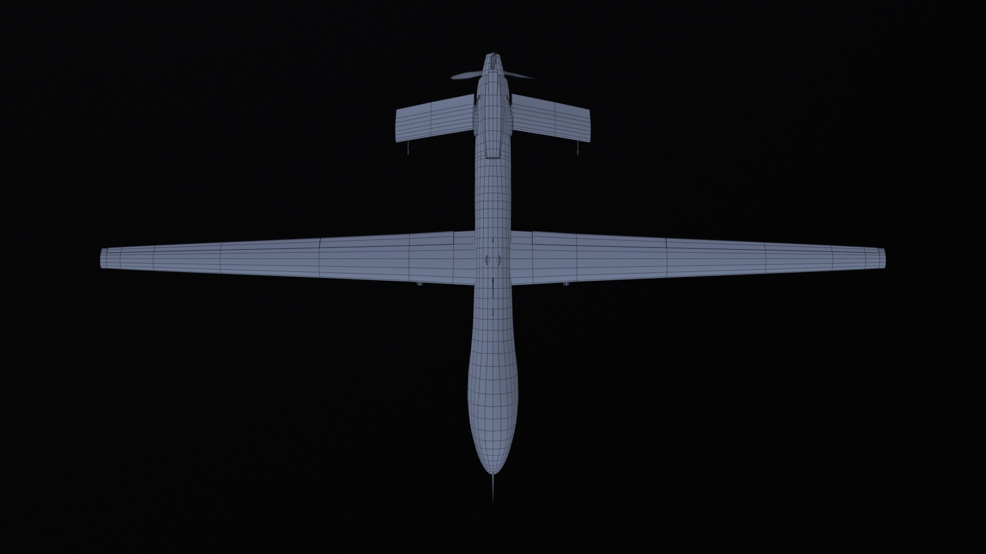 Asset - Army - MQ1 Predator - 3D MODEL Low-poly 3D Model - TurboSquid 2292935