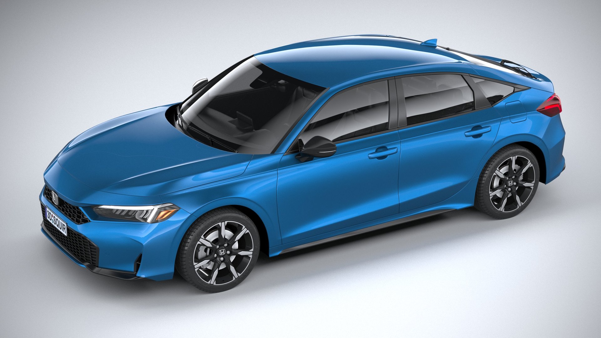 3D Honda Civic Hatchback 2025 Model - TurboSquid 2236975
