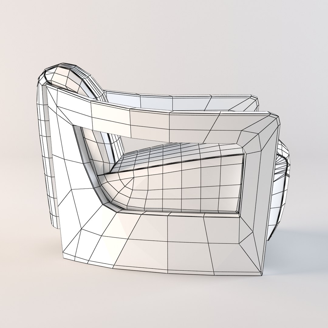 Mars Armchair Chair Obj