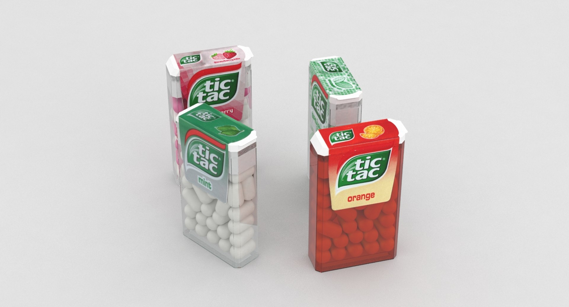 Tic tac 18g 3D model - TurboSquid 1256257
