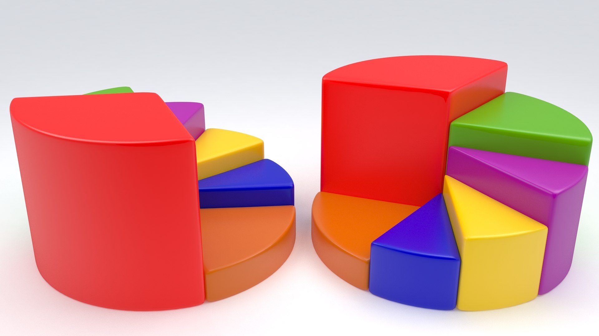 3D Pie Chart Model - TurboSquid 1694421