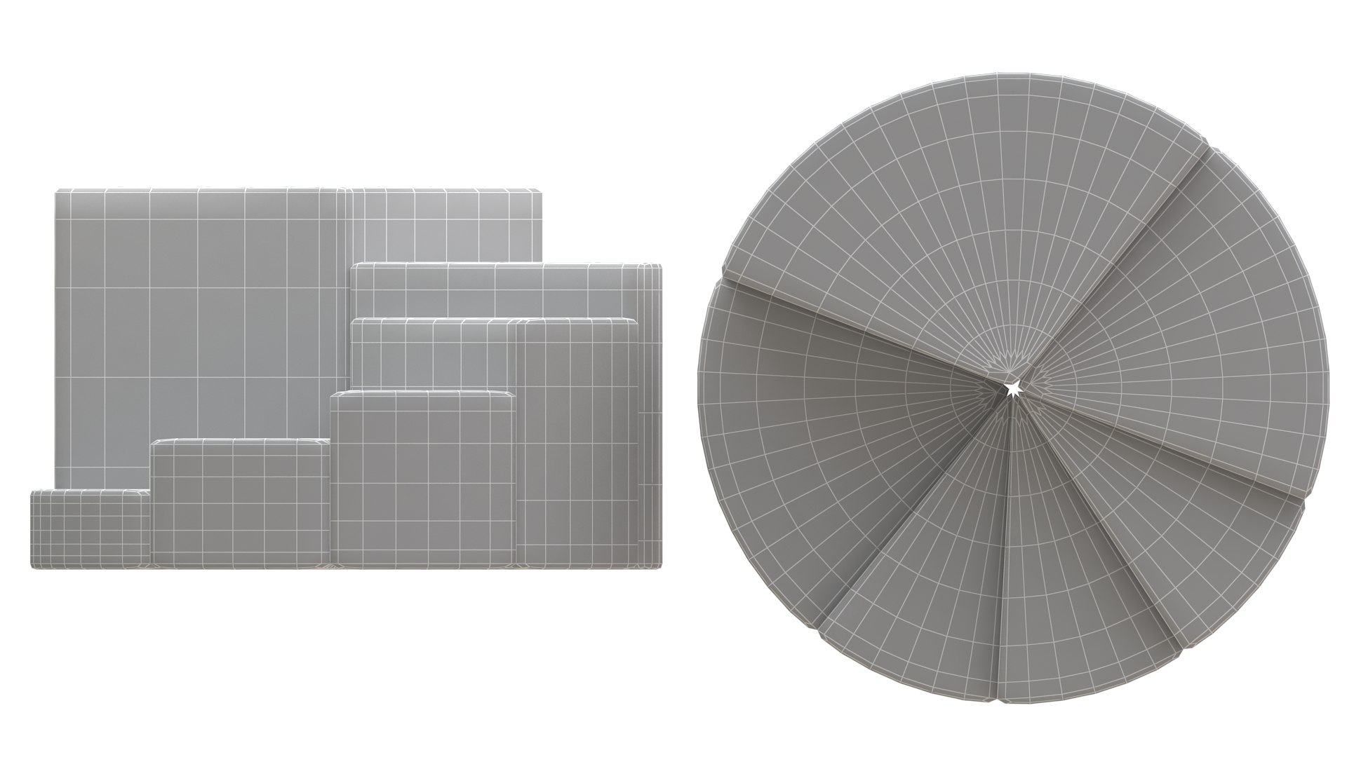 3D Pie Chart Model - TurboSquid 1694421
