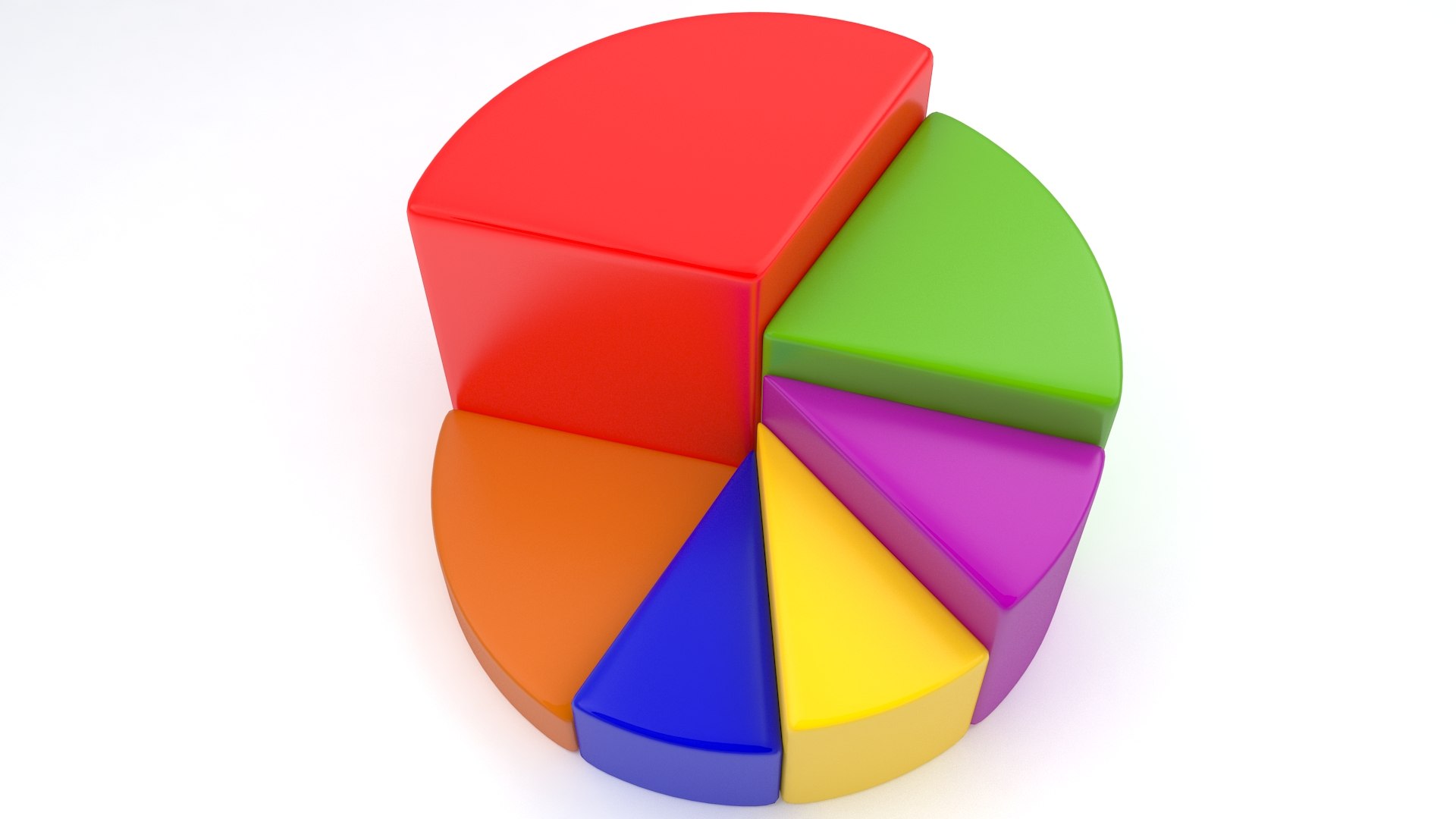 3D Pie Chart Model - TurboSquid 1694421