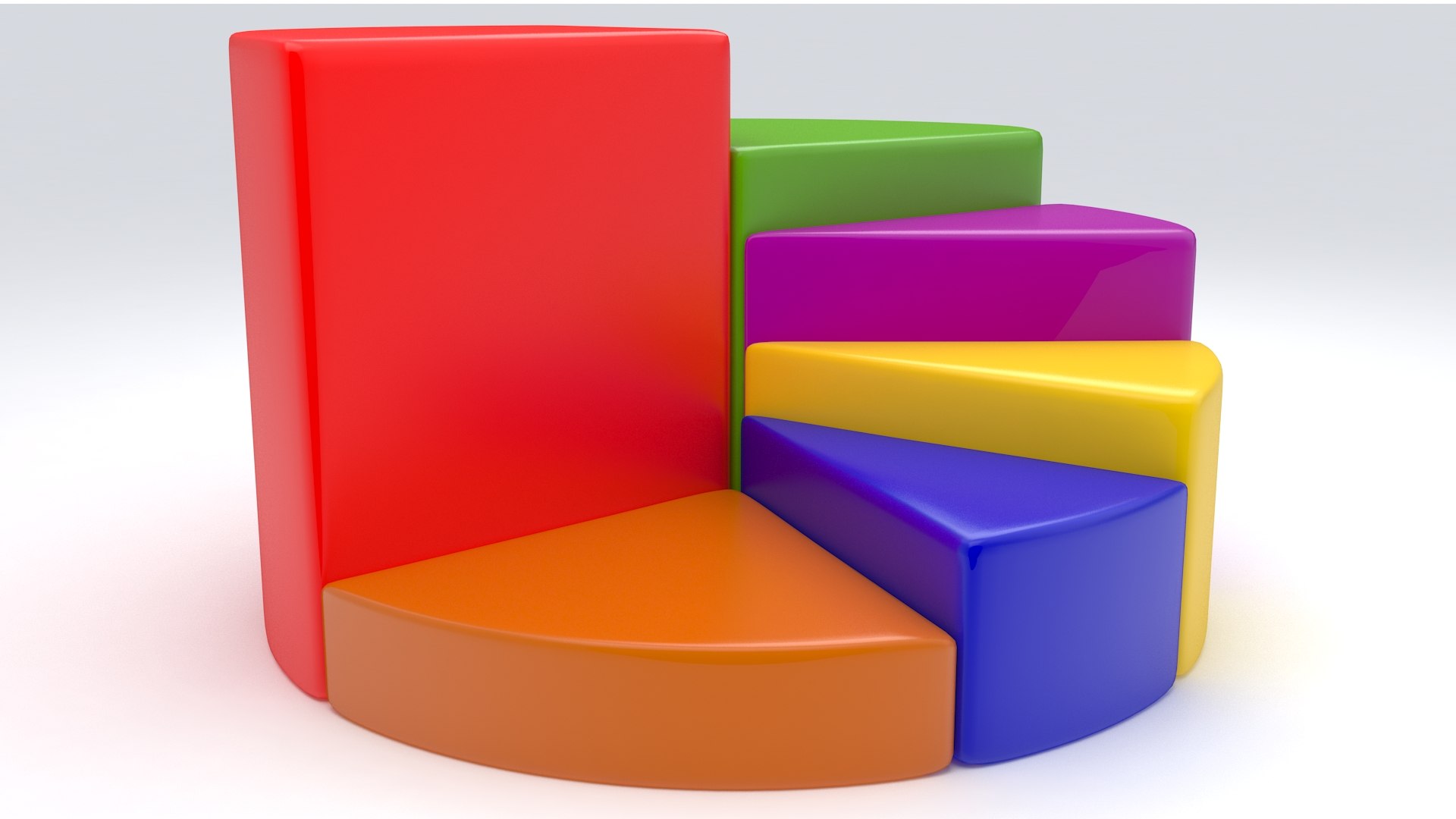 3D Pie Chart Model - TurboSquid 1694421
