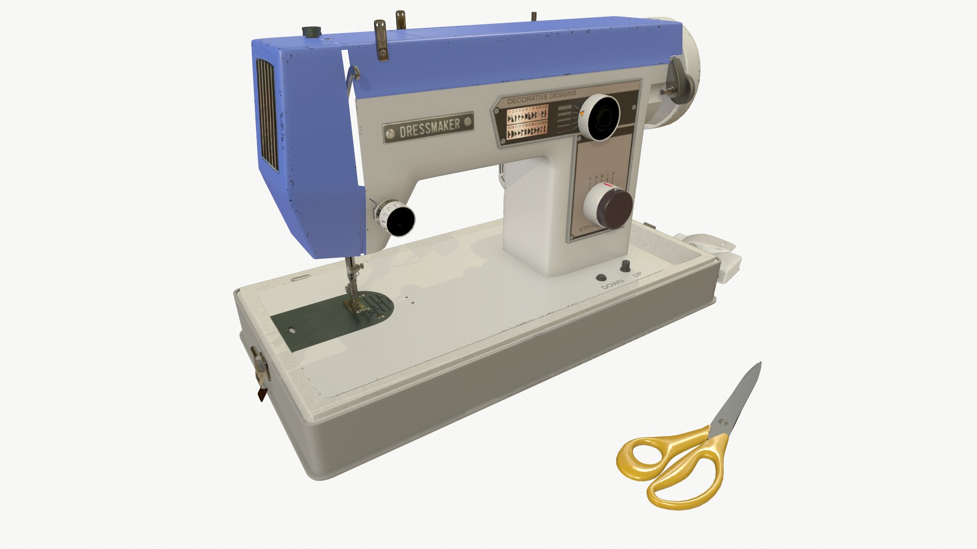 Sewing Machine Dressmaker S3000 Model - TurboSquid 1918466