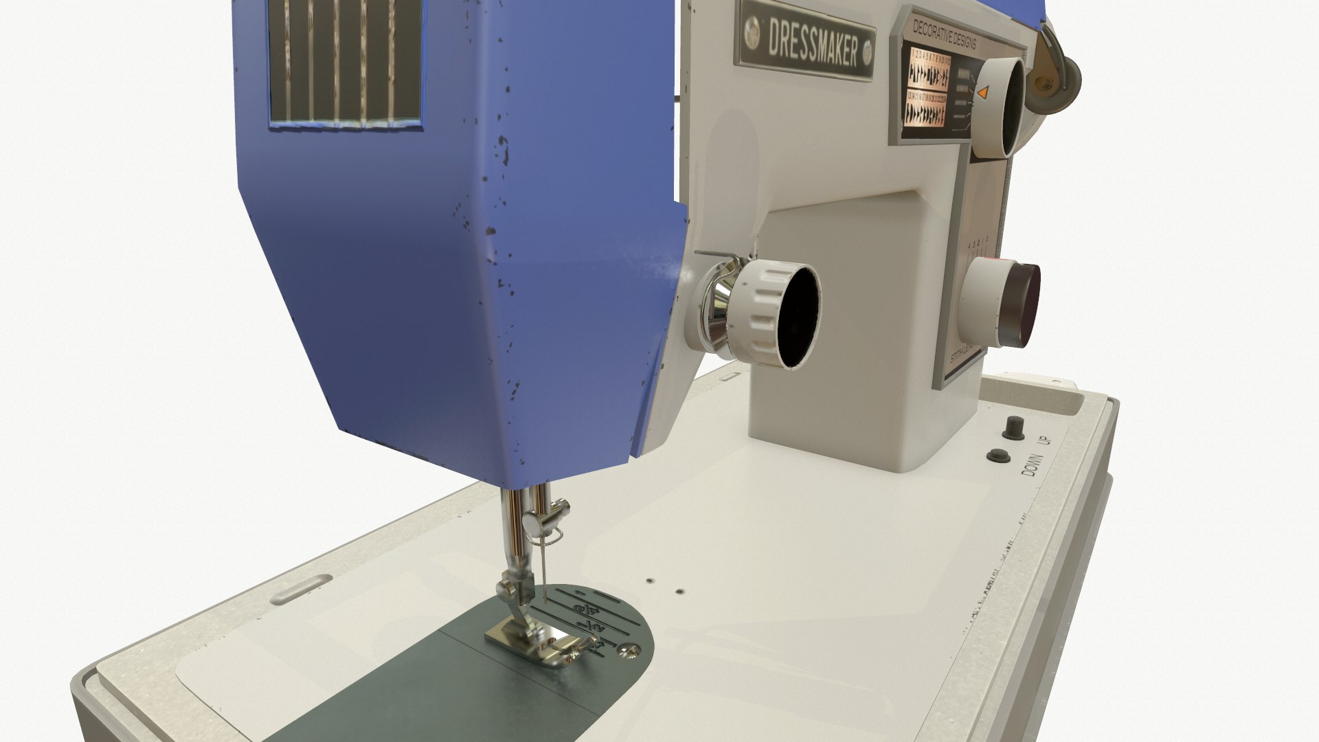 Sewing Machine Dressmaker S3000 Model - TurboSquid 1918466
