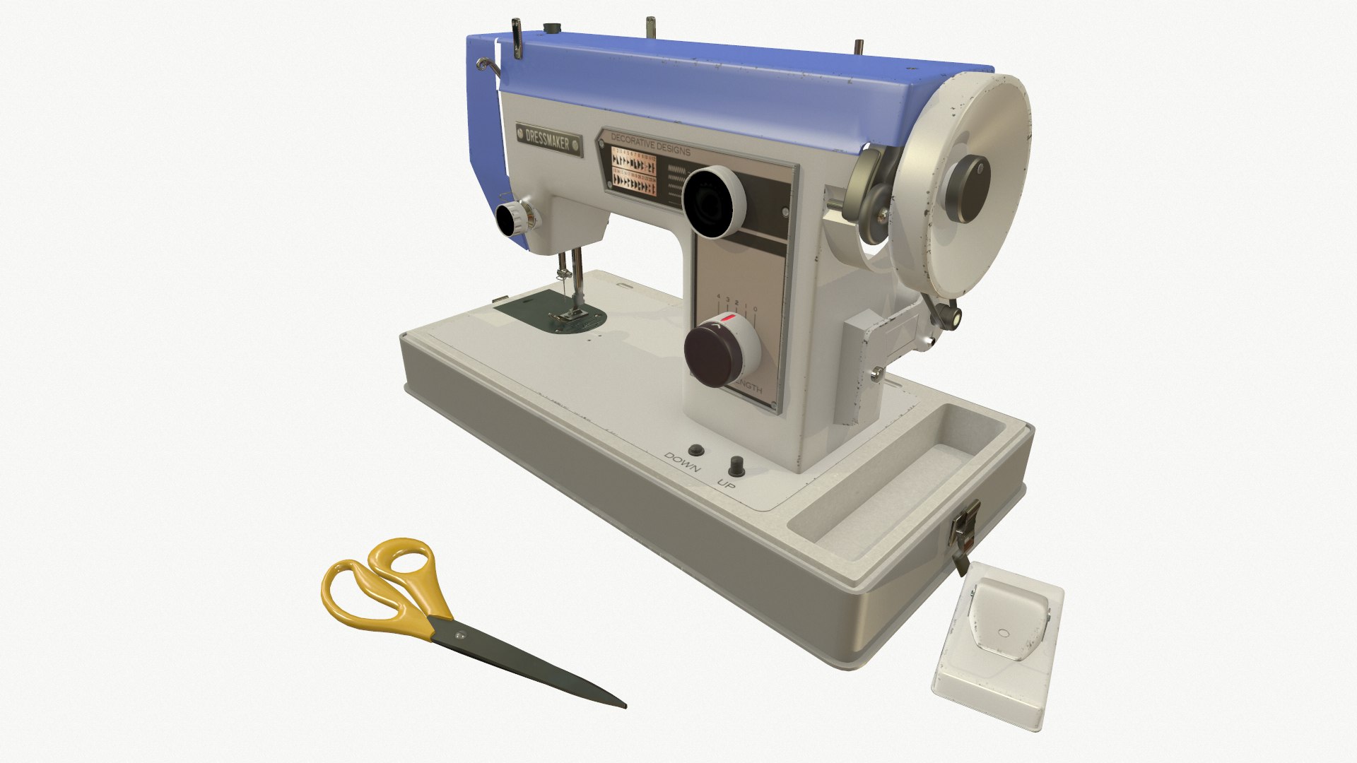 Sewing Machine Dressmaker S3000 Model - TurboSquid 1918466