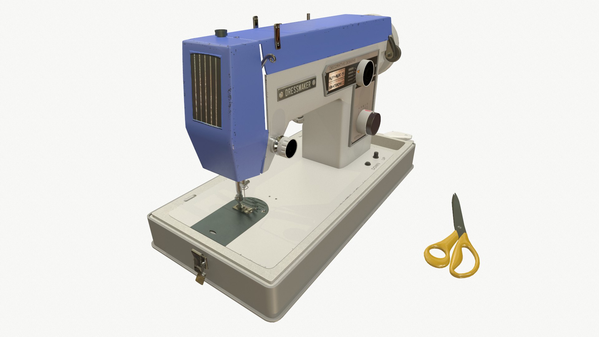 Sewing Machine Dressmaker S3000 Model - TurboSquid 1918466