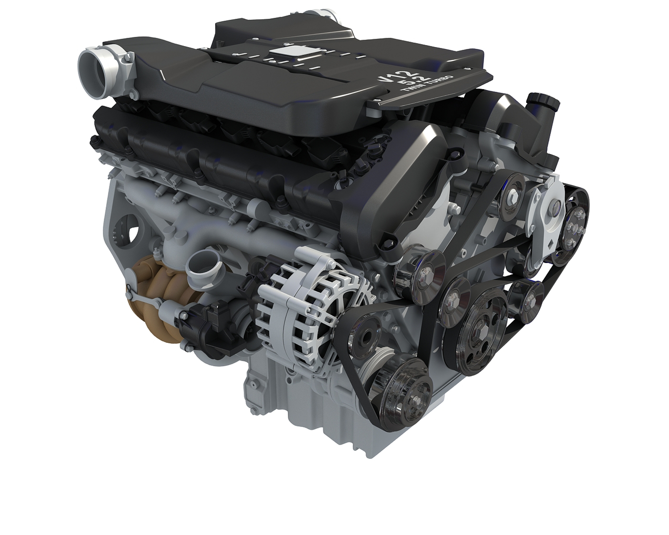 V12 Engine 3D - TurboSquid 1363438
