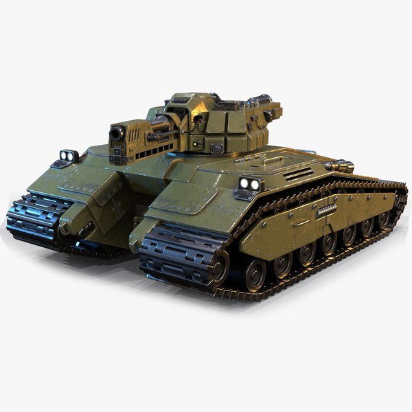 Science Fiction Tank 3D Models for Download | TurboSquid