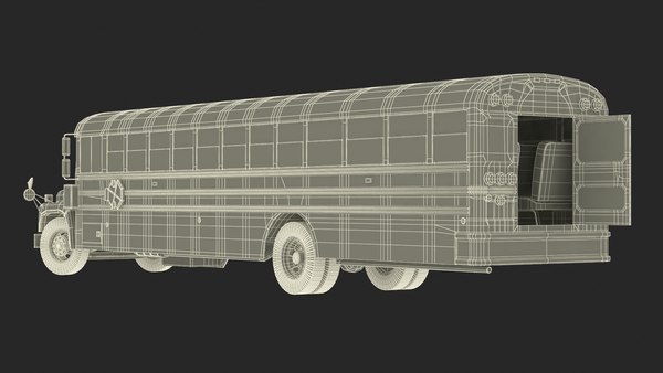 Maya용으로 개조된 올드 스쿨 버스 3D 모델 - TurboSquid 2157550