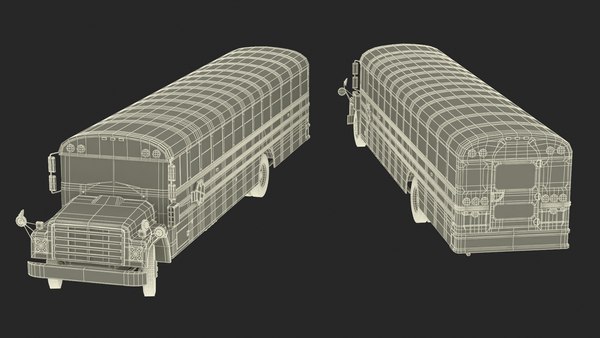 Maya용으로 개조된 올드 스쿨 버스 3D 모델 - TurboSquid 2157550