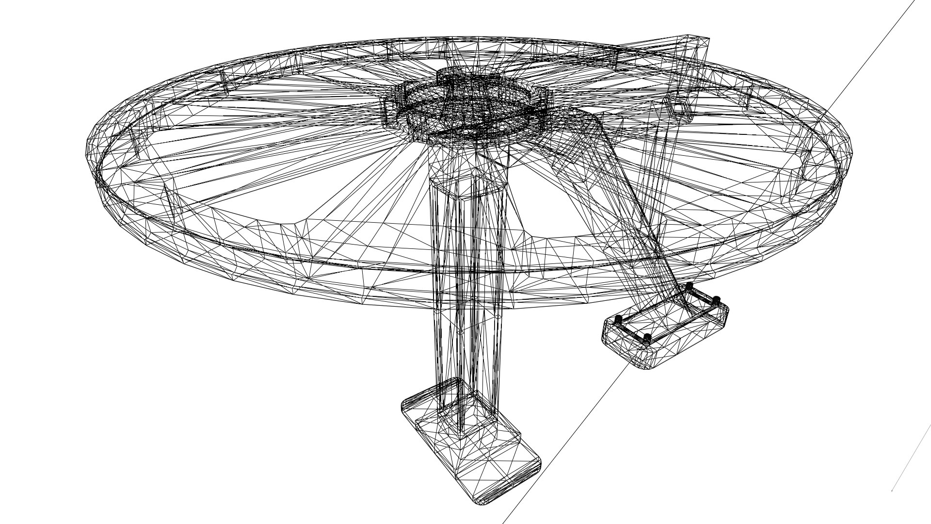 3D Ski Lift Gondola Bull Wheel - TurboSquid 2234833