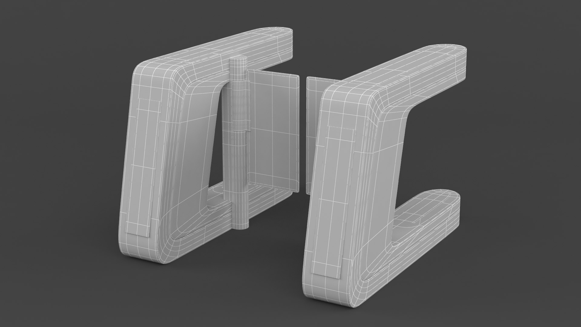 Turnstile Gate 3D Model - TurboSquid 2094400