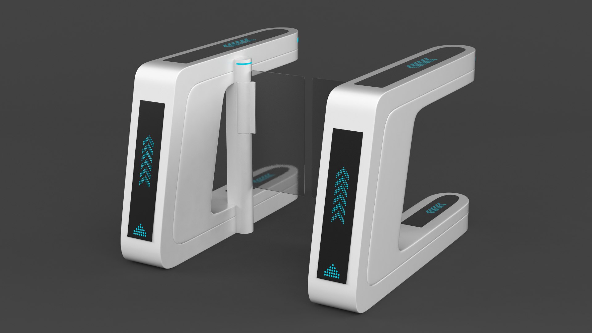 Turnstile Gate 3D Model - TurboSquid 2094400