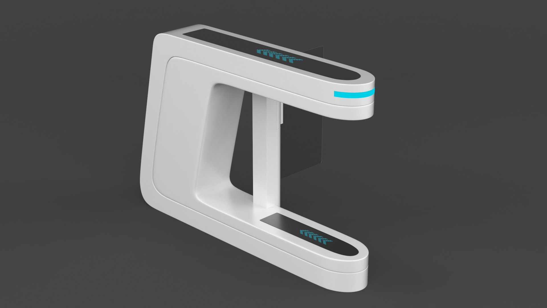 Turnstile Gate 3D Model - TurboSquid 2094400