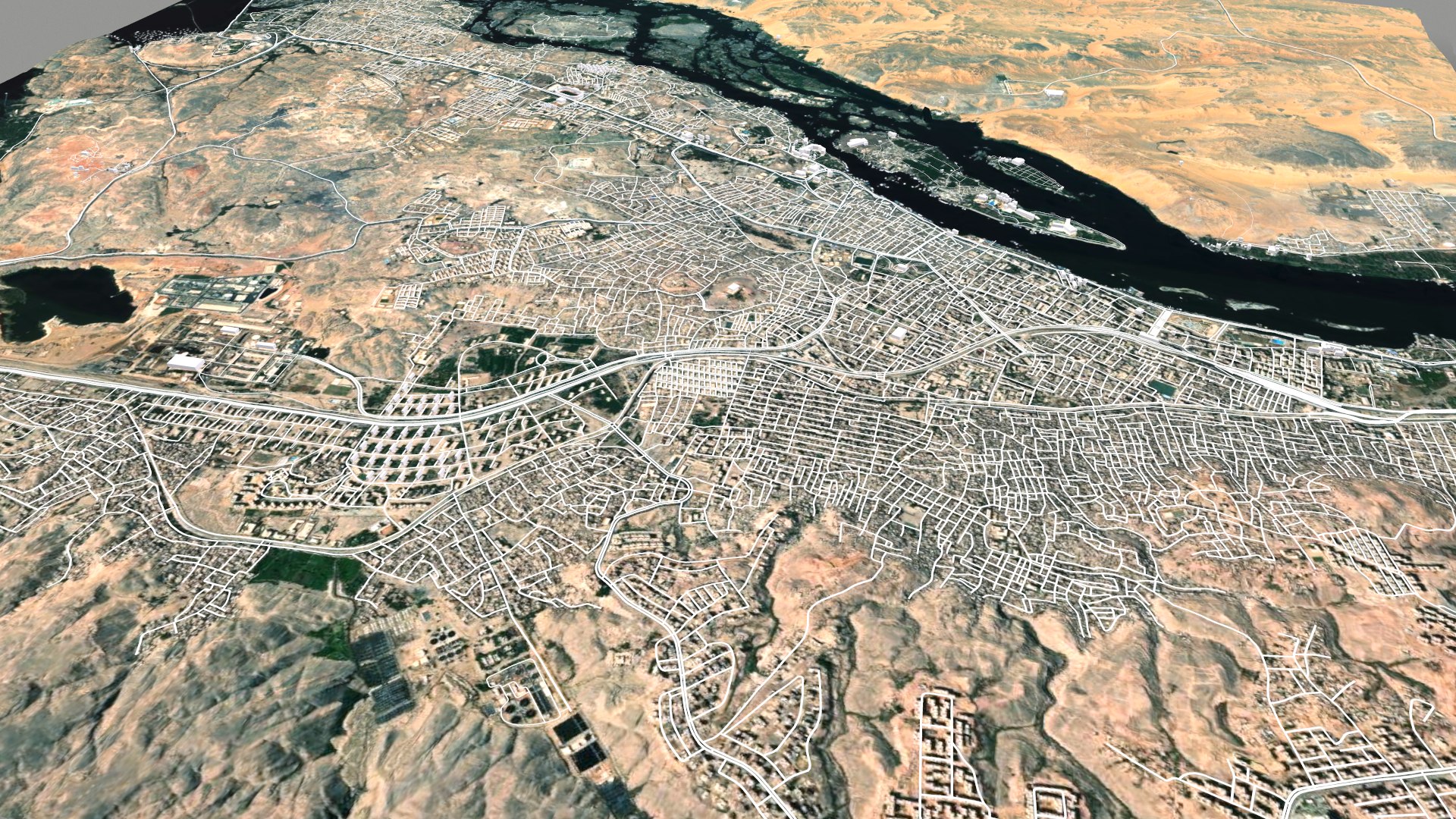 3D Cityscape Aswan Egypt - TurboSquid 1956704