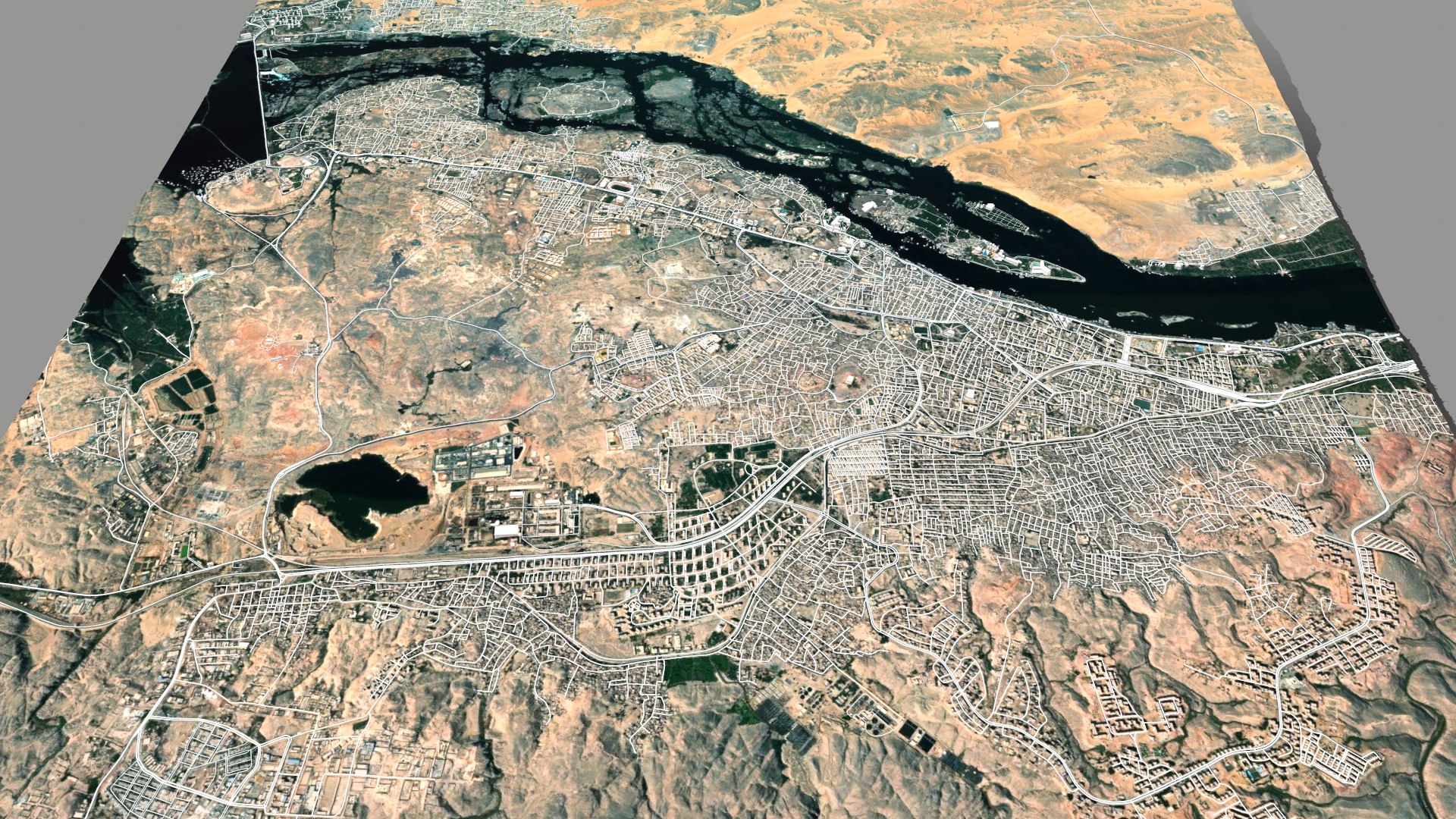 3D Cityscape Aswan Egypt - TurboSquid 1956704