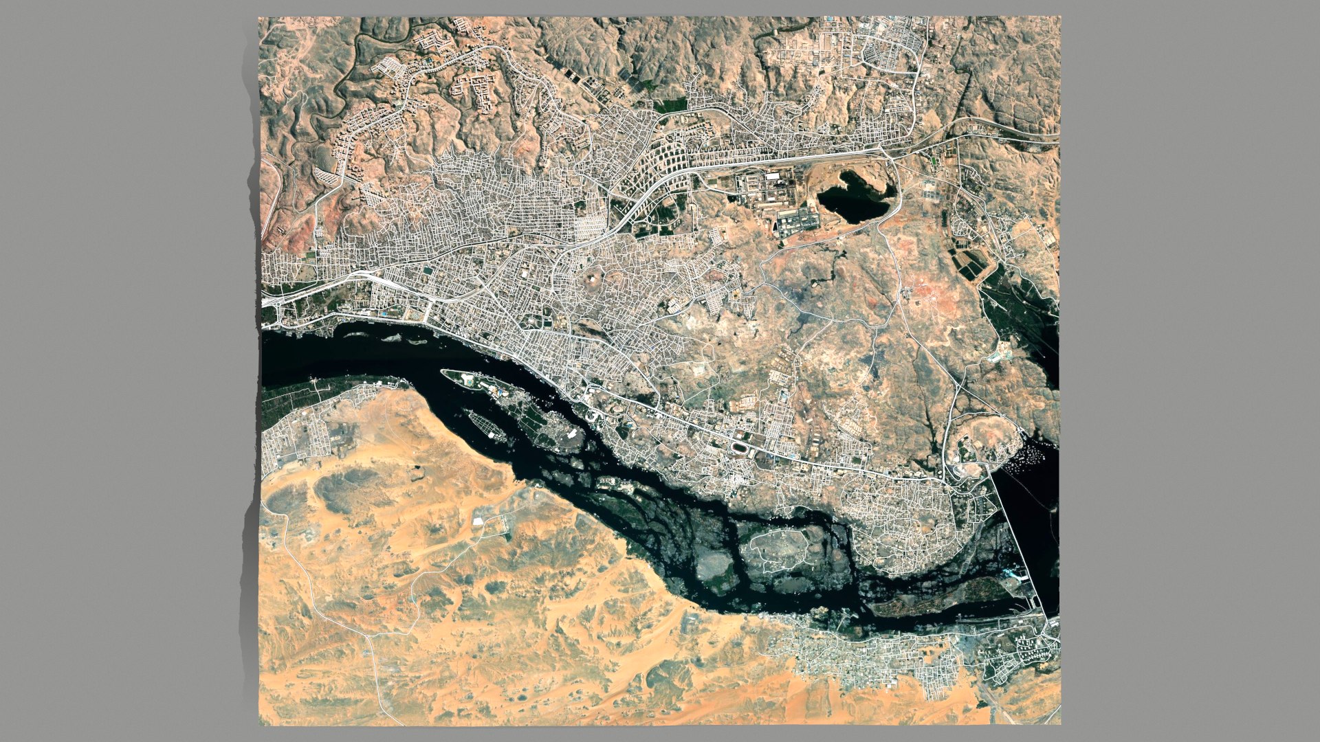 3D Cityscape Aswan Egypt - TurboSquid 1956704