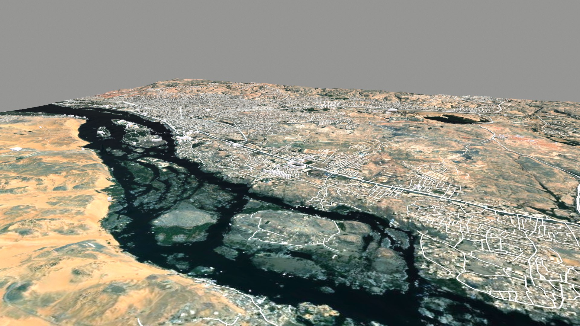 3D Cityscape Aswan Egypt - TurboSquid 1956704
