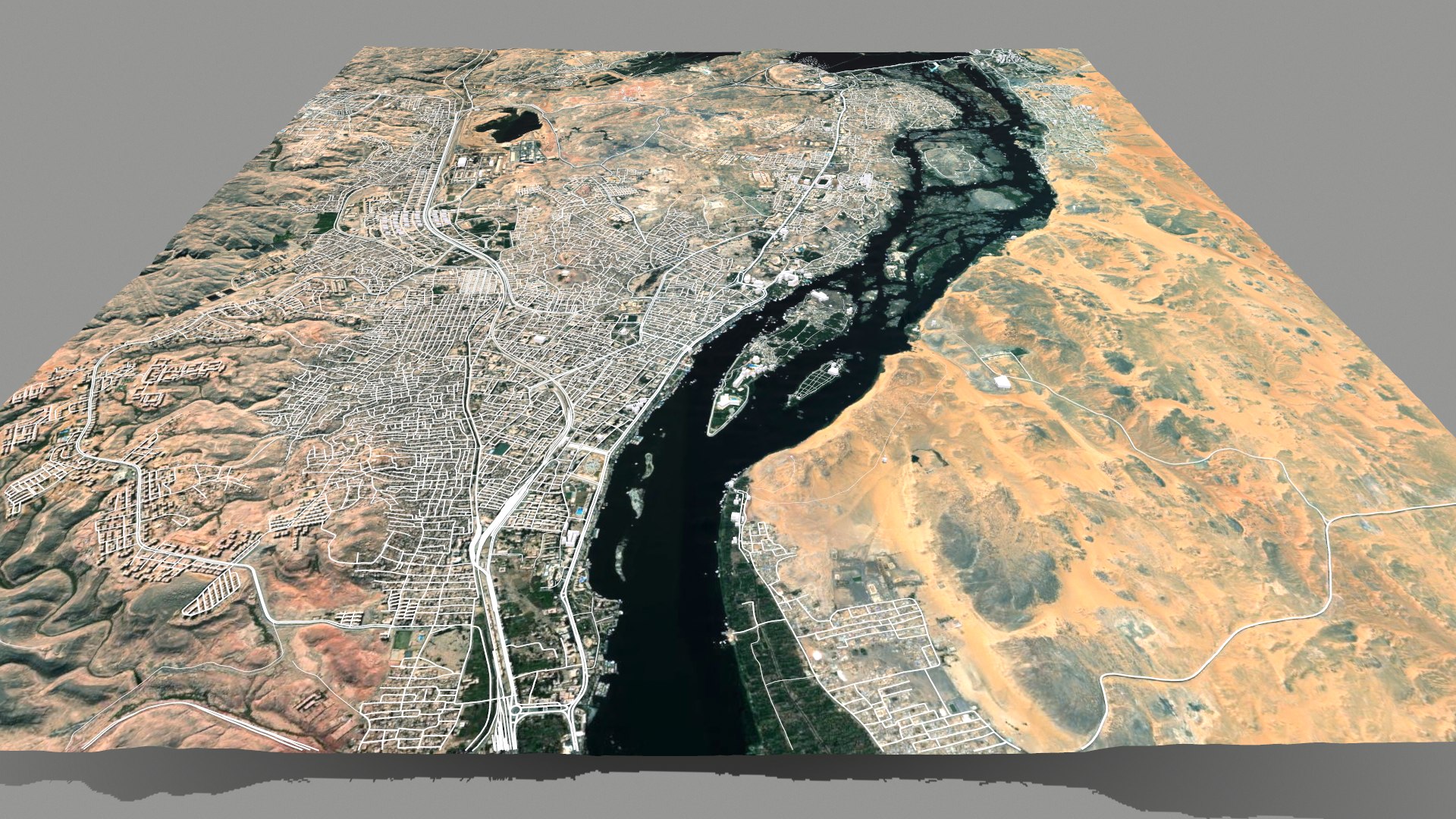 3D Cityscape Aswan Egypt - TurboSquid 1956704