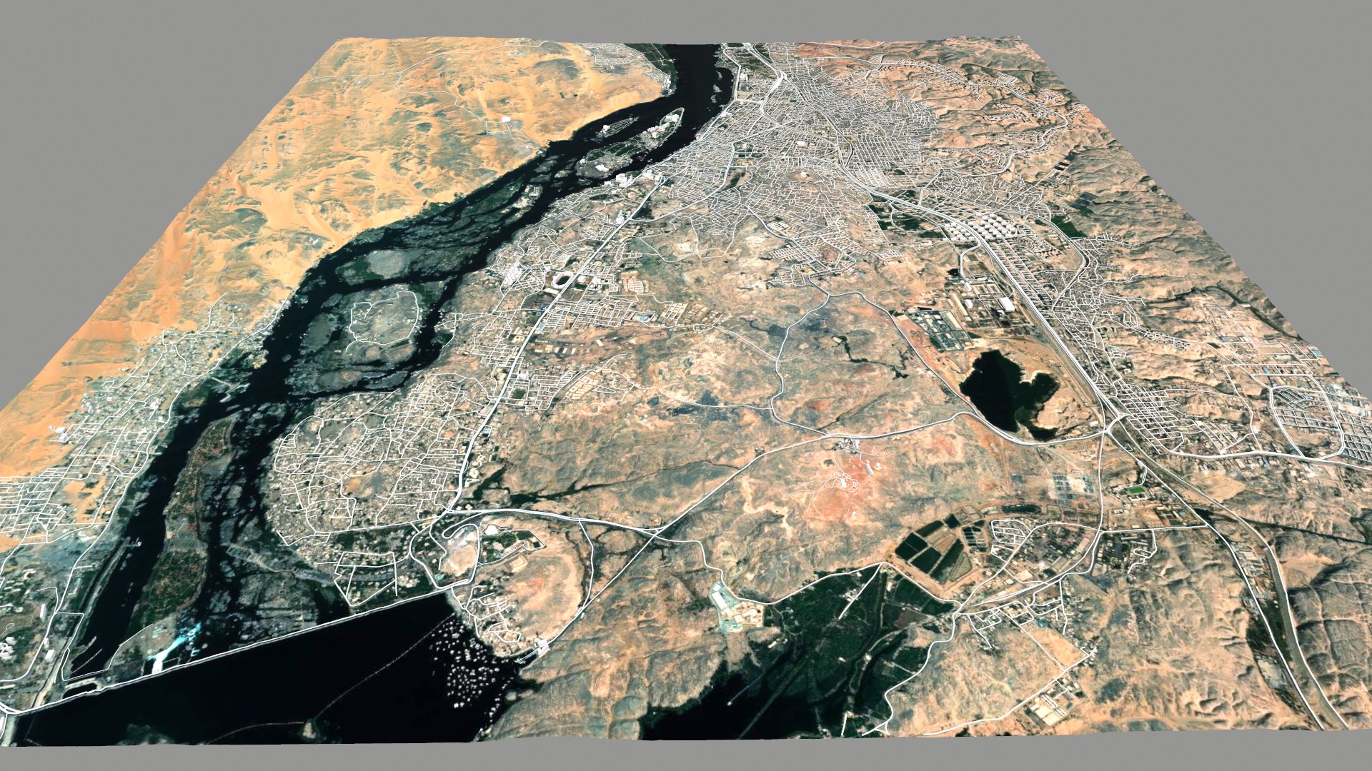 3D Cityscape Aswan Egypt - TurboSquid 1956704