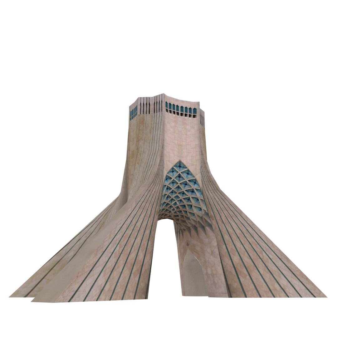 3D Azadi Tower Iran Model - TurboSquid 1178438