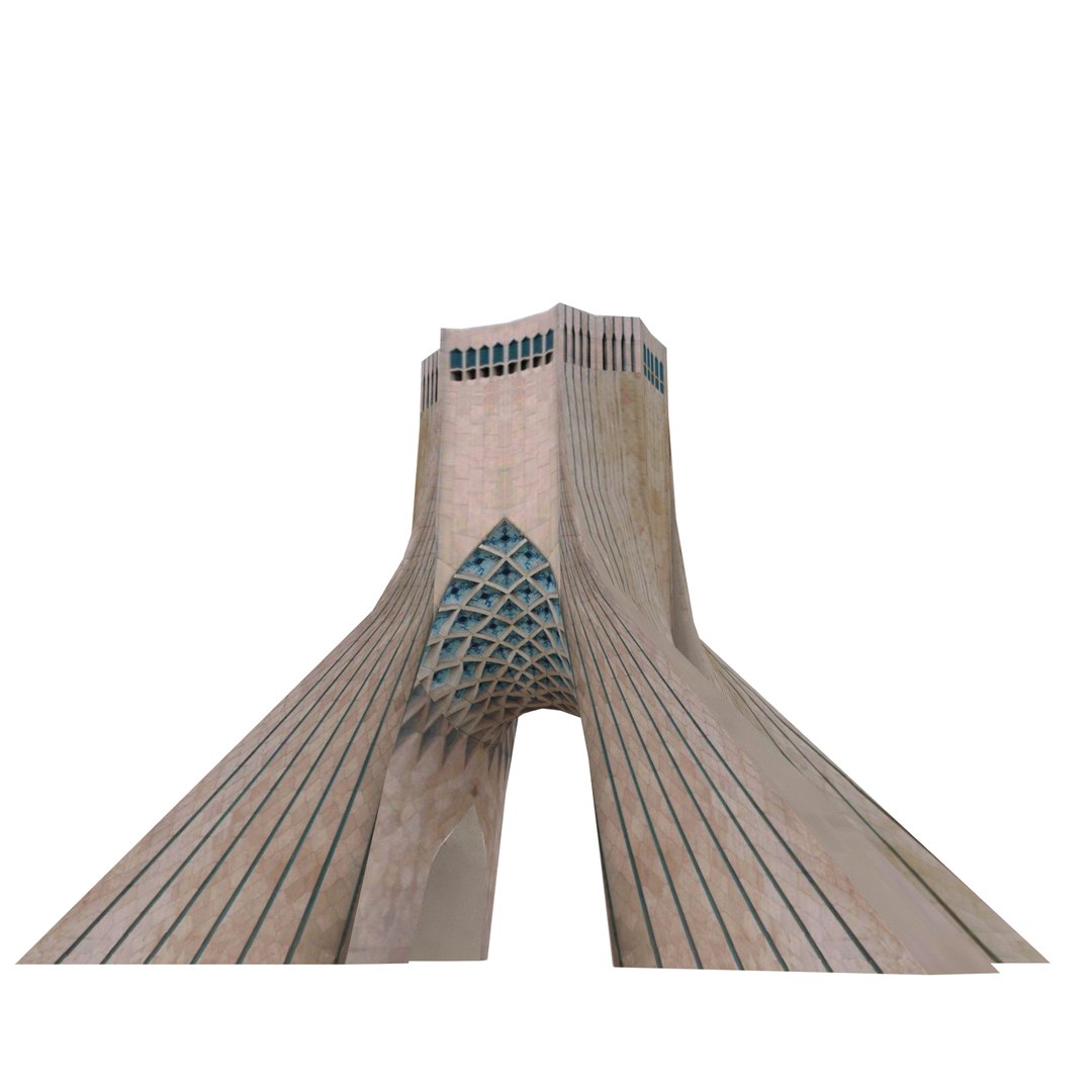 3D Azadi Tower Iran Model - TurboSquid 1178438