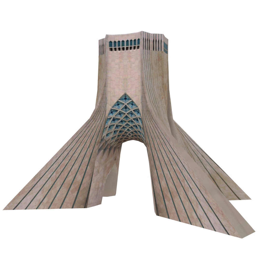 3D Azadi Tower Iran Model - TurboSquid 1178438