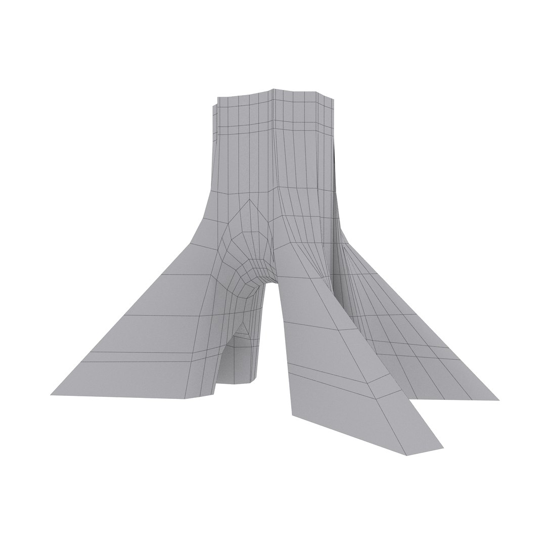 3D Azadi Tower Iran Model - TurboSquid 1178438