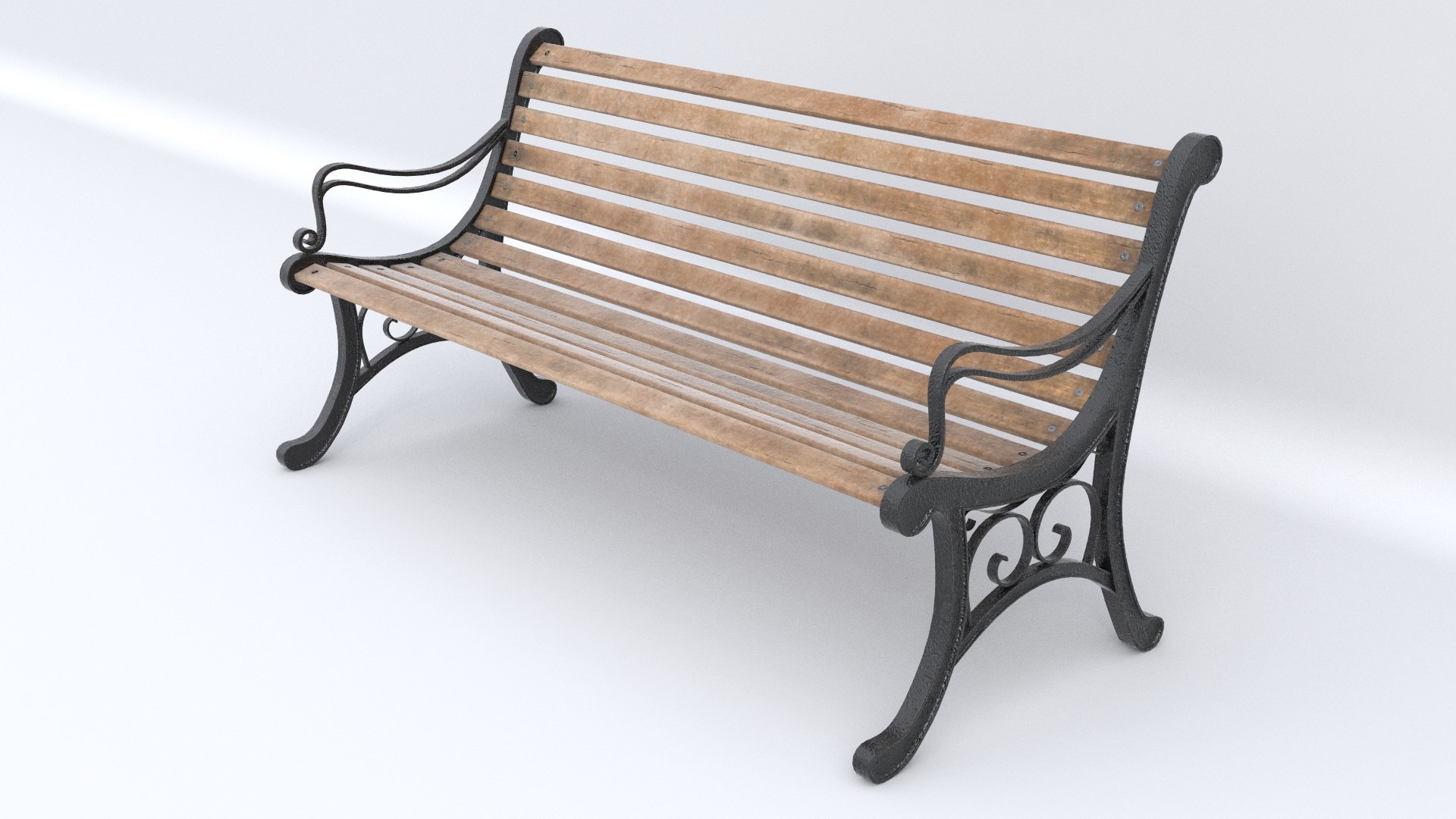 Park Benches UHD Model - TurboSquid 1973804
