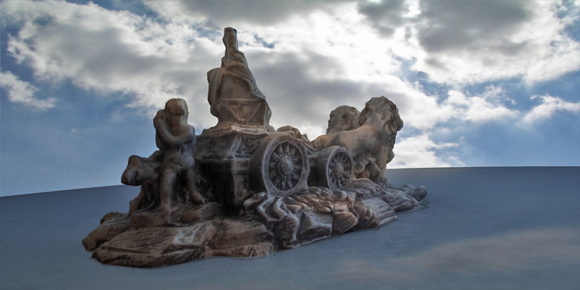3d Monument Statue