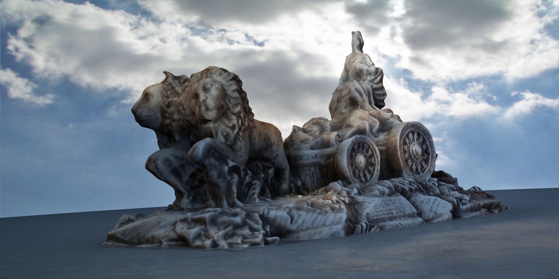 3d Monument Statue
