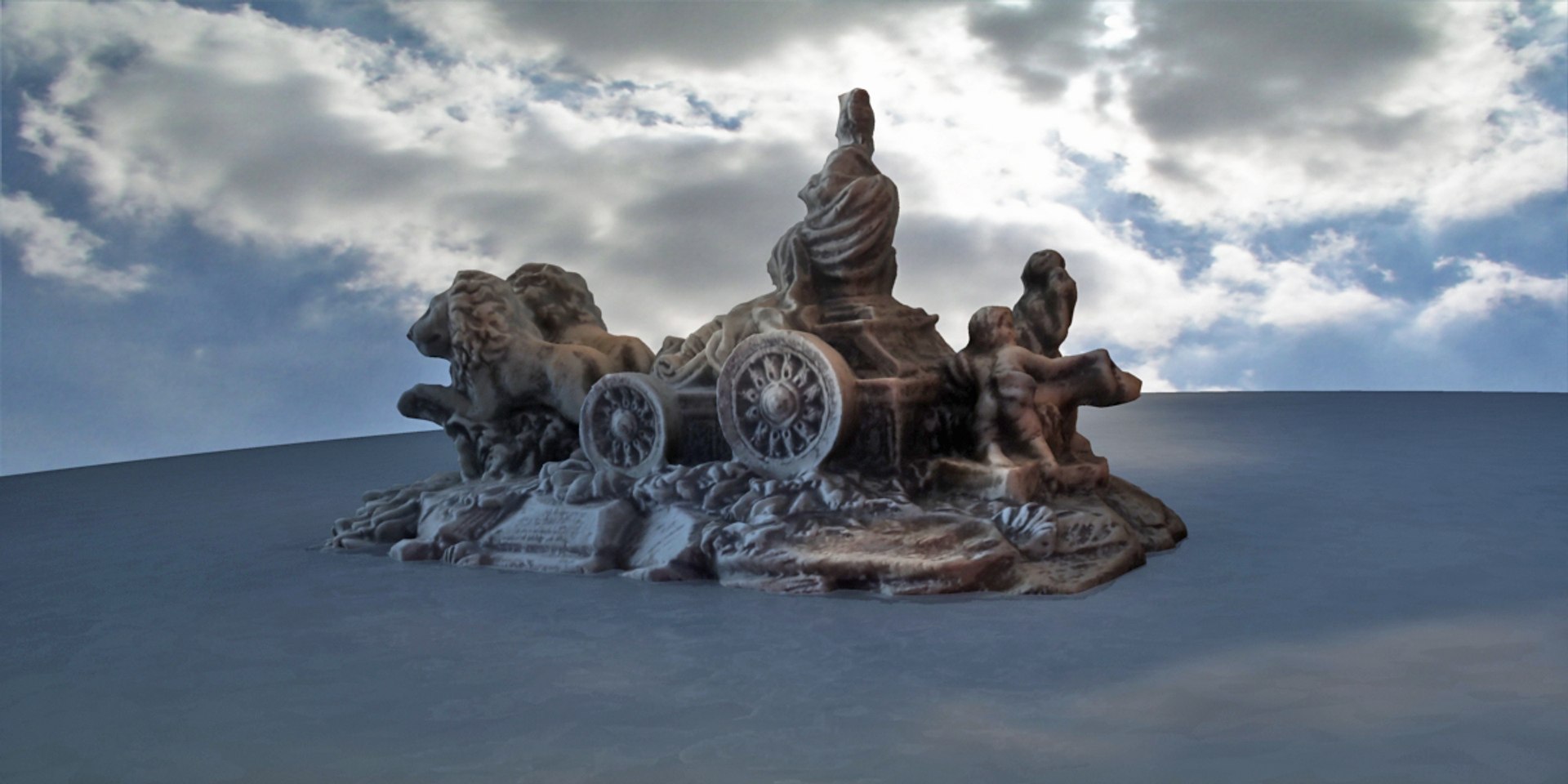 3d Monument Statue