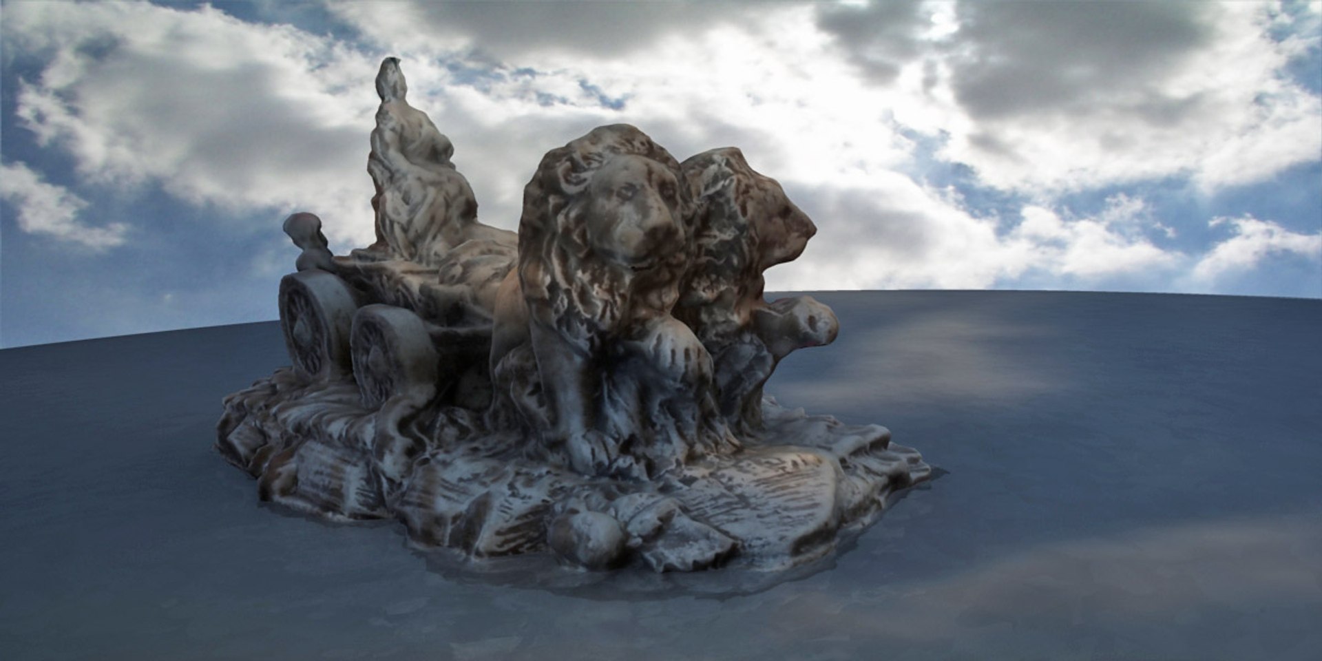 3d Monument Statue