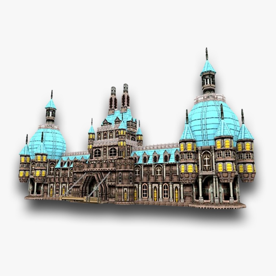 Steampunk Castle 3D - TurboSquid 2254074