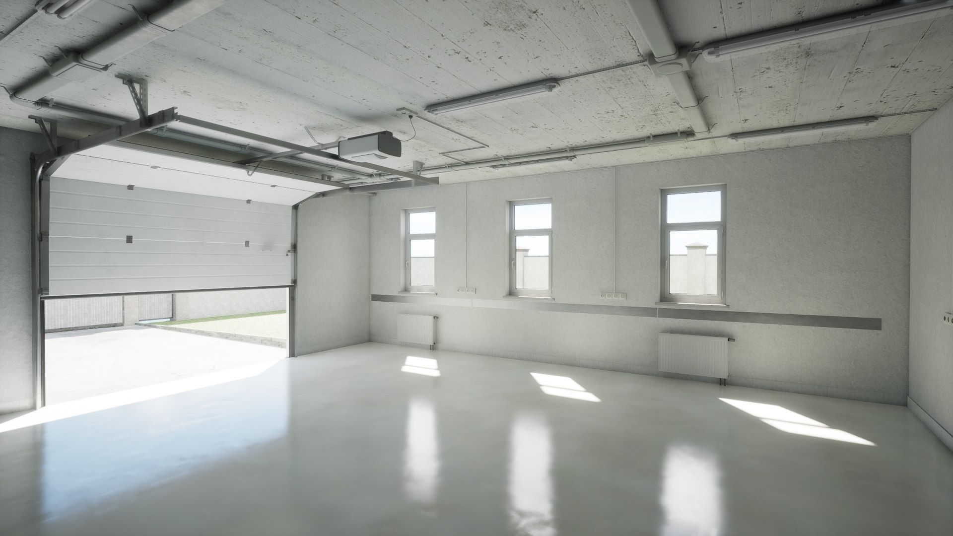 3D Home Garage Base Interior 1 UE5 - TurboSquid 2120024