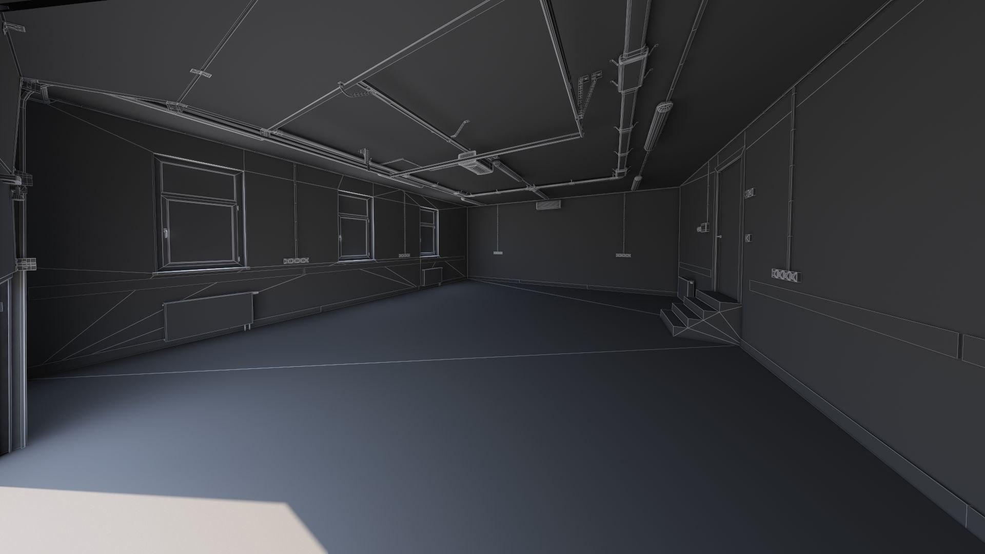 3D Home Garage Base Interior 1 UE5 - TurboSquid 2120024