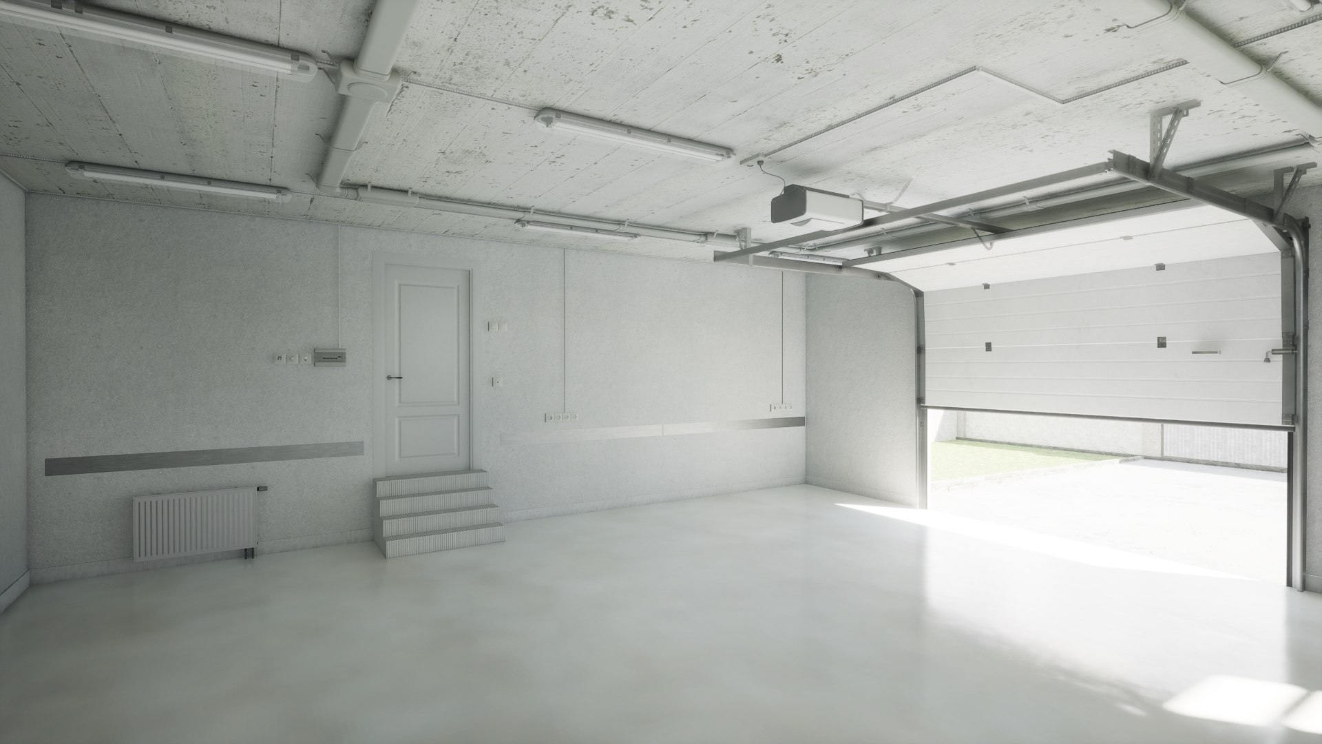 3D Home Garage Base Interior 1 UE5 - TurboSquid 2120024