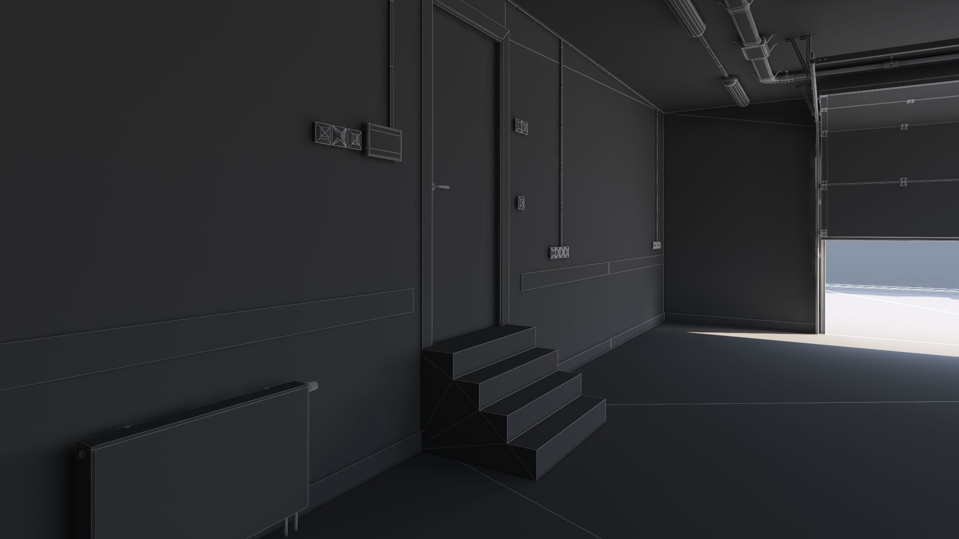 3D Home Garage Base Interior 1 UE5 - TurboSquid 2120024