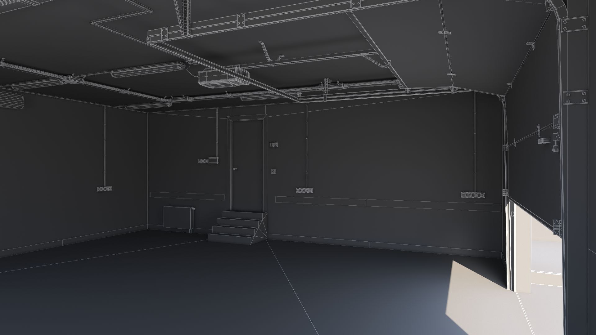 3D Home Garage Base Interior 1 UE5 - TurboSquid 2120024