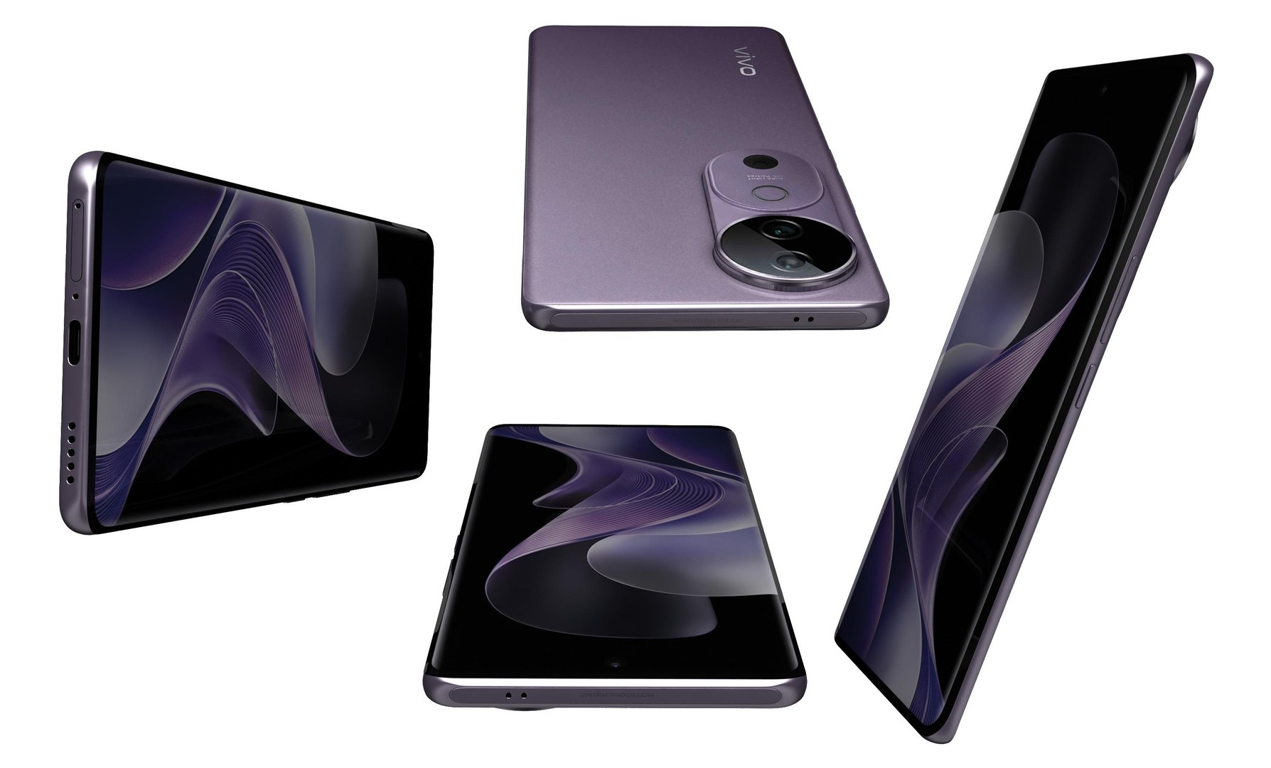 Vivo V40 Purple 3D Model - TurboSquid 2270341