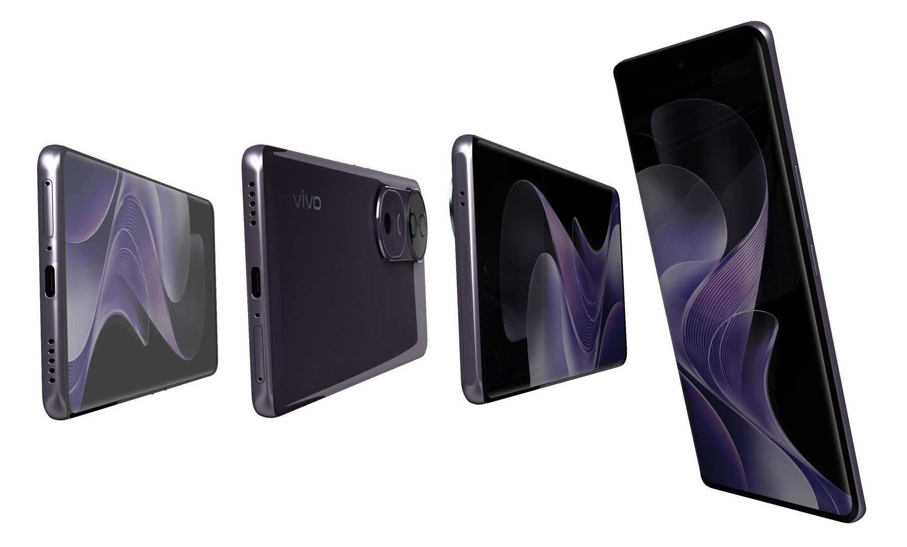 Vivo V40 Purple 3D Model - TurboSquid 2270341