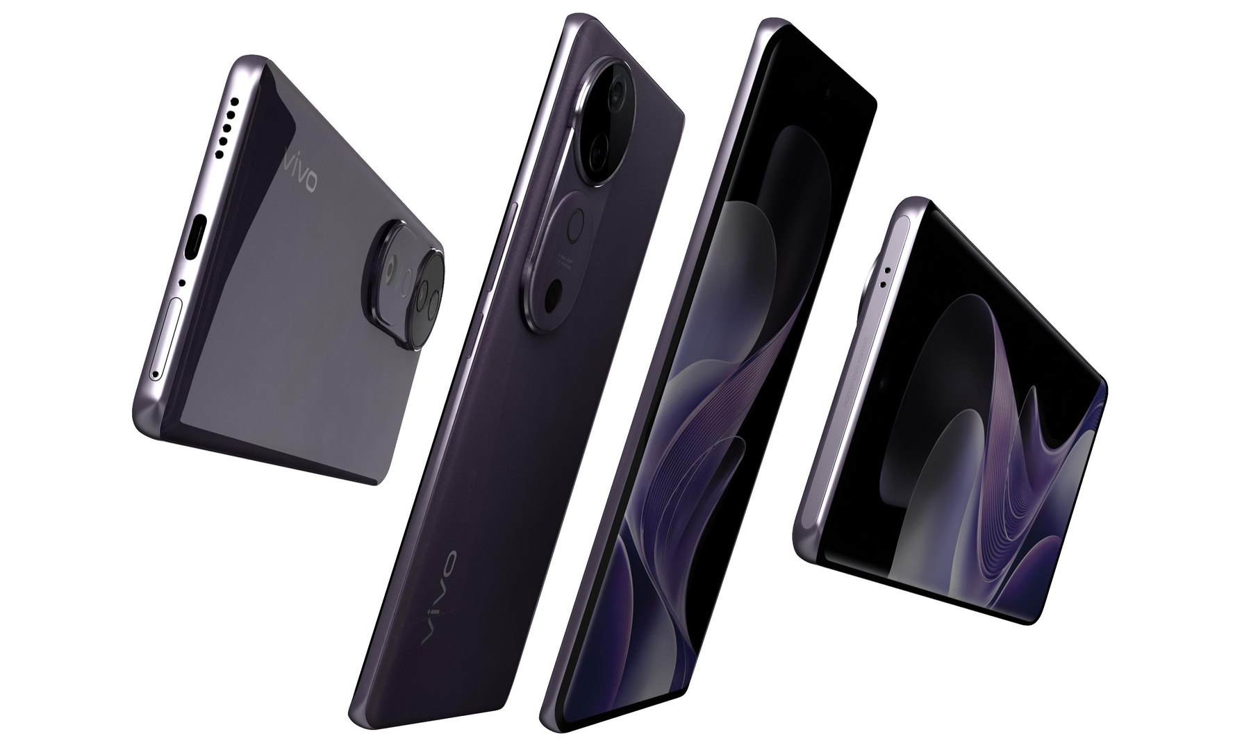 Vivo V40 Purple 3D Model - TurboSquid 2270341