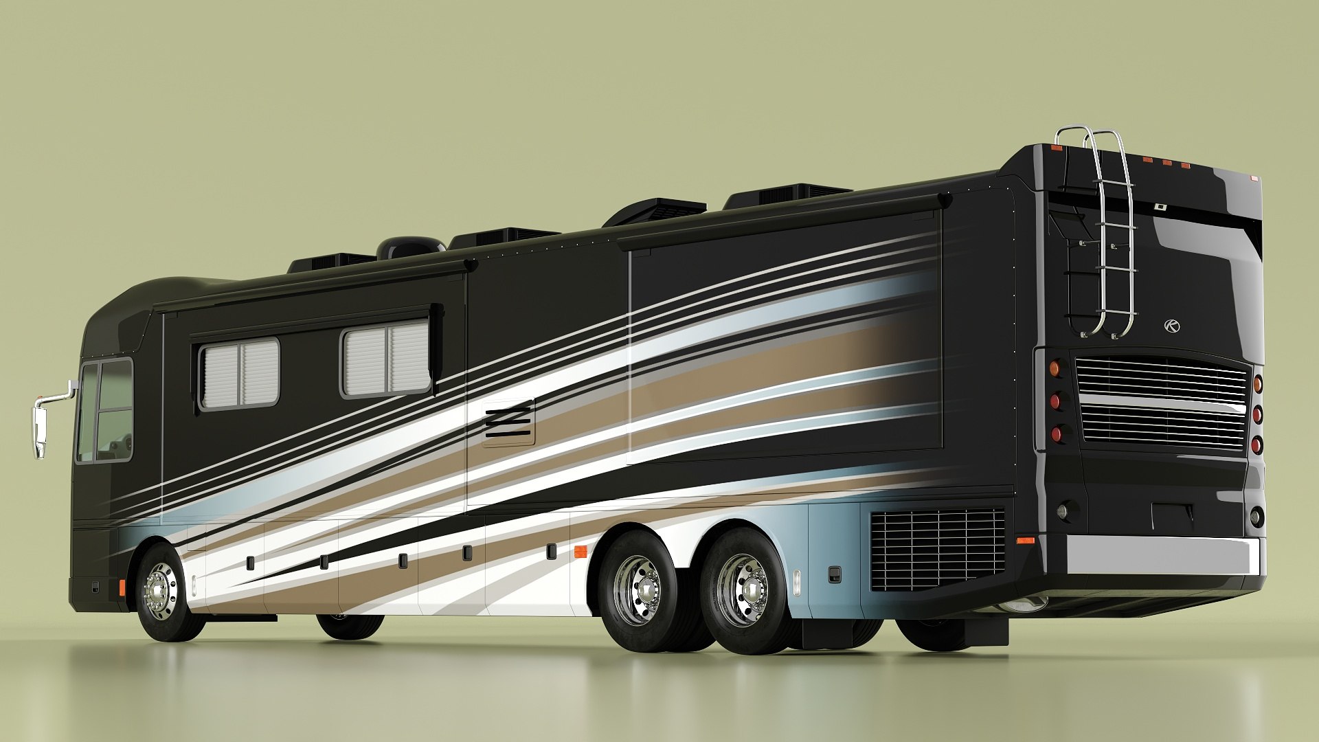 3D Luxury Motorhome Coach Model - TurboSquid 2362154