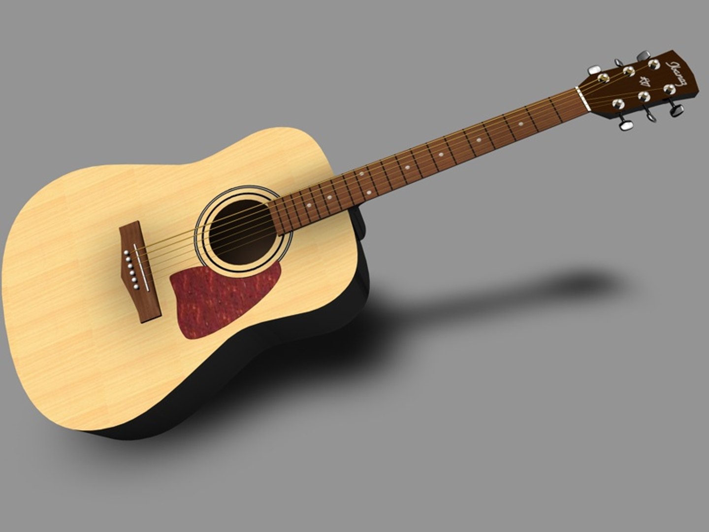 3d acoustic guitar