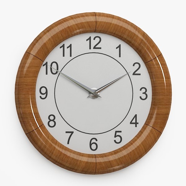 3d model clock
