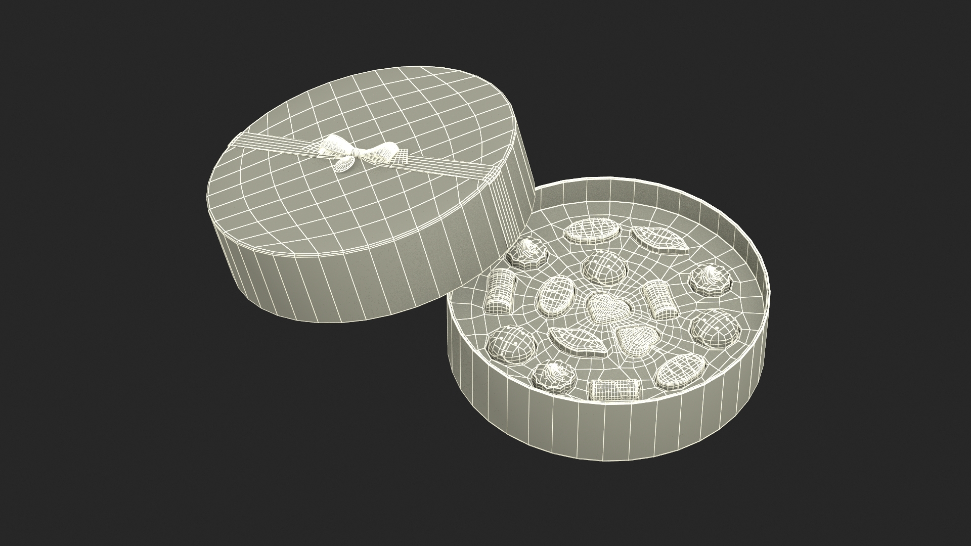 3D Premium Ethel M Chocolate Box Open Model - TurboSquid 2065853