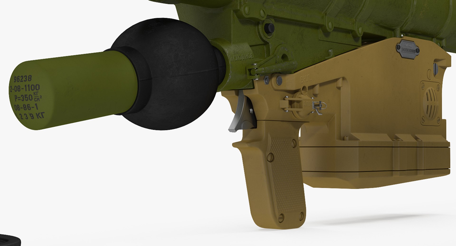 3d sa-18 grouse launcher missile model
